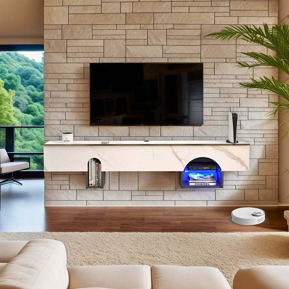 Custom Cubix Floating TV Stand