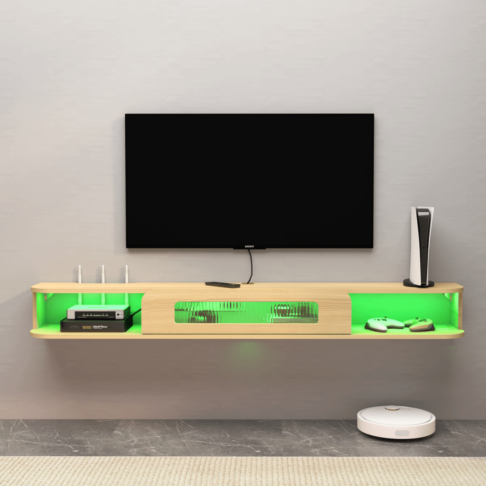 Lcd rack on wall store